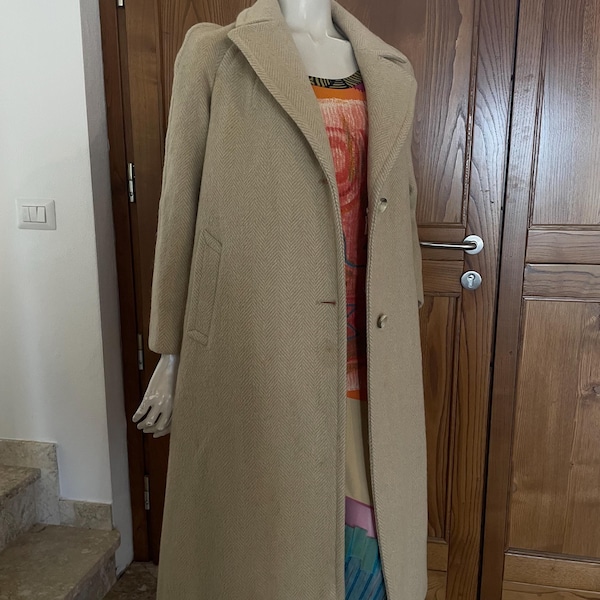 Vintage Mohair Wool Coat - Etsy