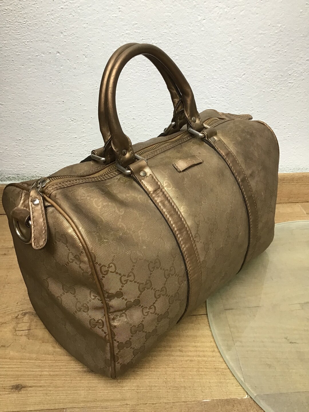 GUCCI VINTAGE BOSTON| Monogram Boston Gucci | Joy Boston Crystal Gucci | Fashion Vintage Leather ...