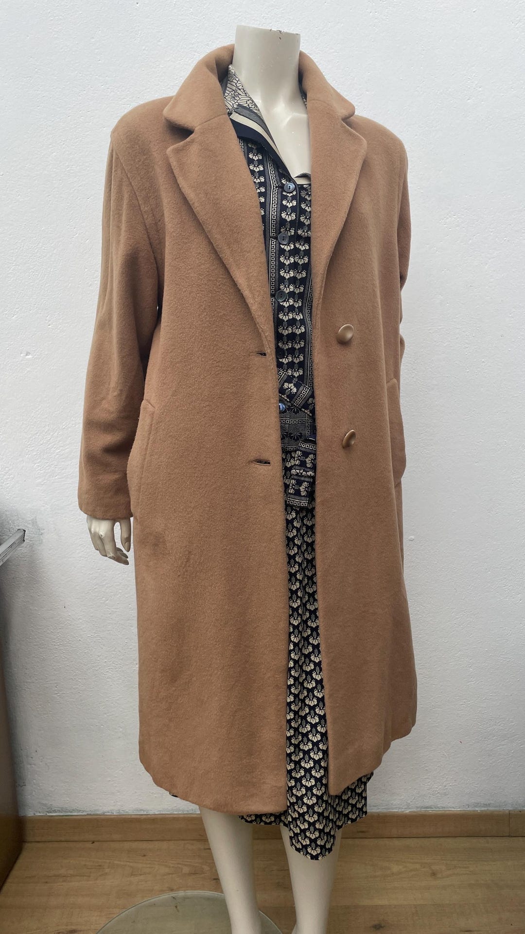 VINTAGE WOOL COAT | Vintage Tailoring Mohair Wool Coat| Camel Vintage ...
