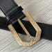 BALLY Classic Belt Genuine Leather Black Color Woman Unisex Man Size 85 ...