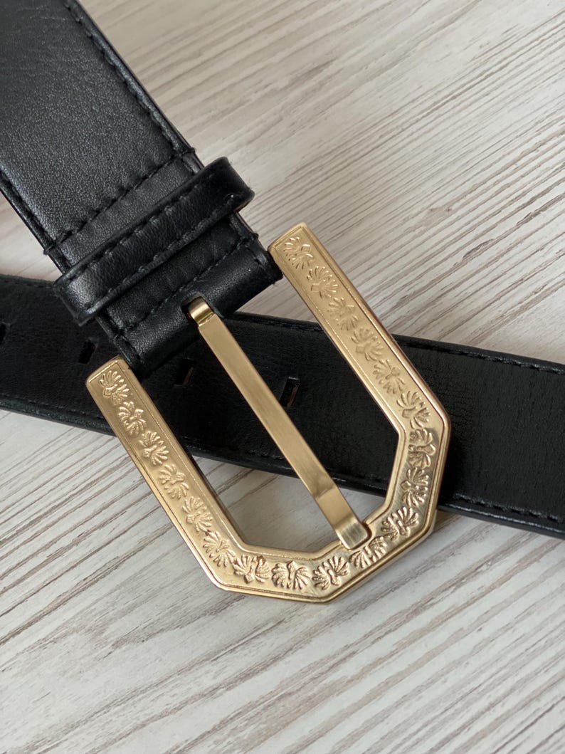 BALLY Classic Belt Genuine Leather Black Color Woman Unisex Man Size 85 ...