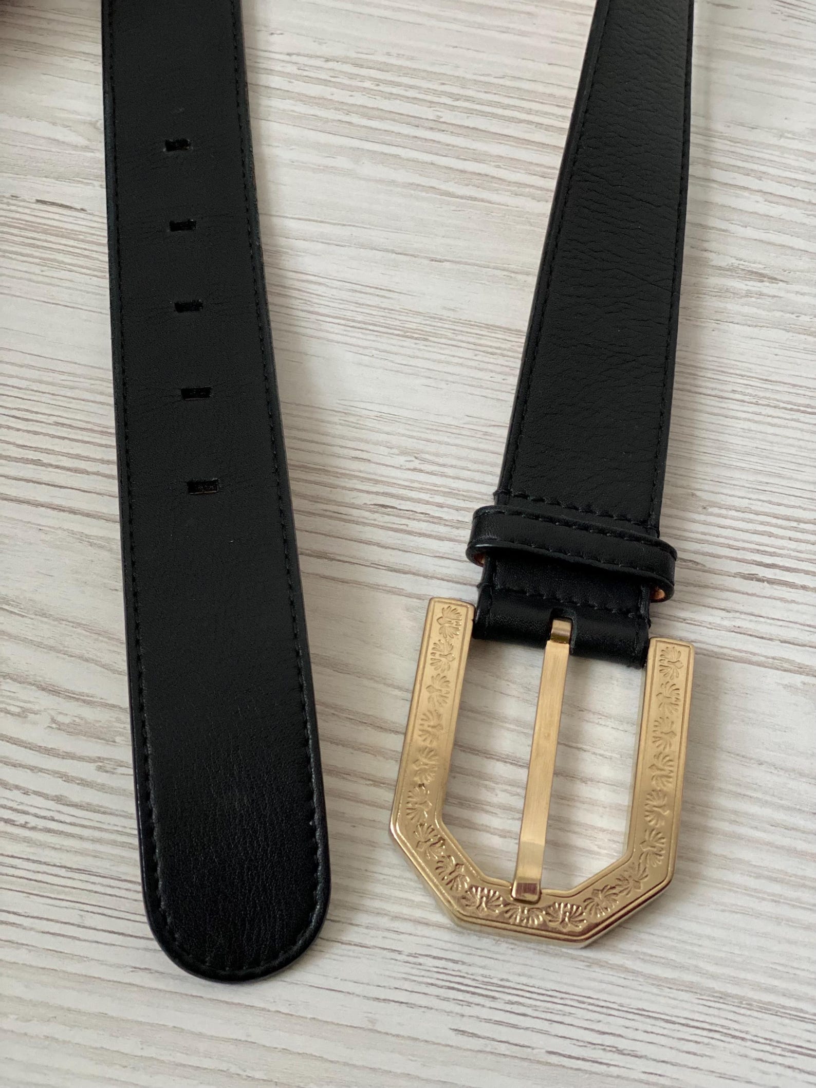 BALLY Classic Belt Genuine Leather Black Color Woman Unisex Man Size 85 ...
