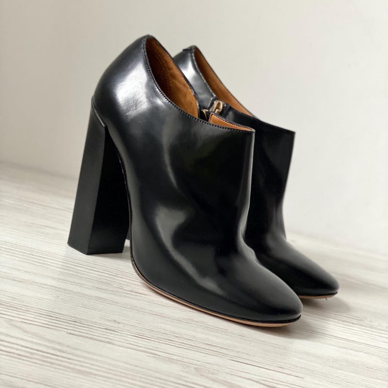 Italian Leather Booties - Etsy