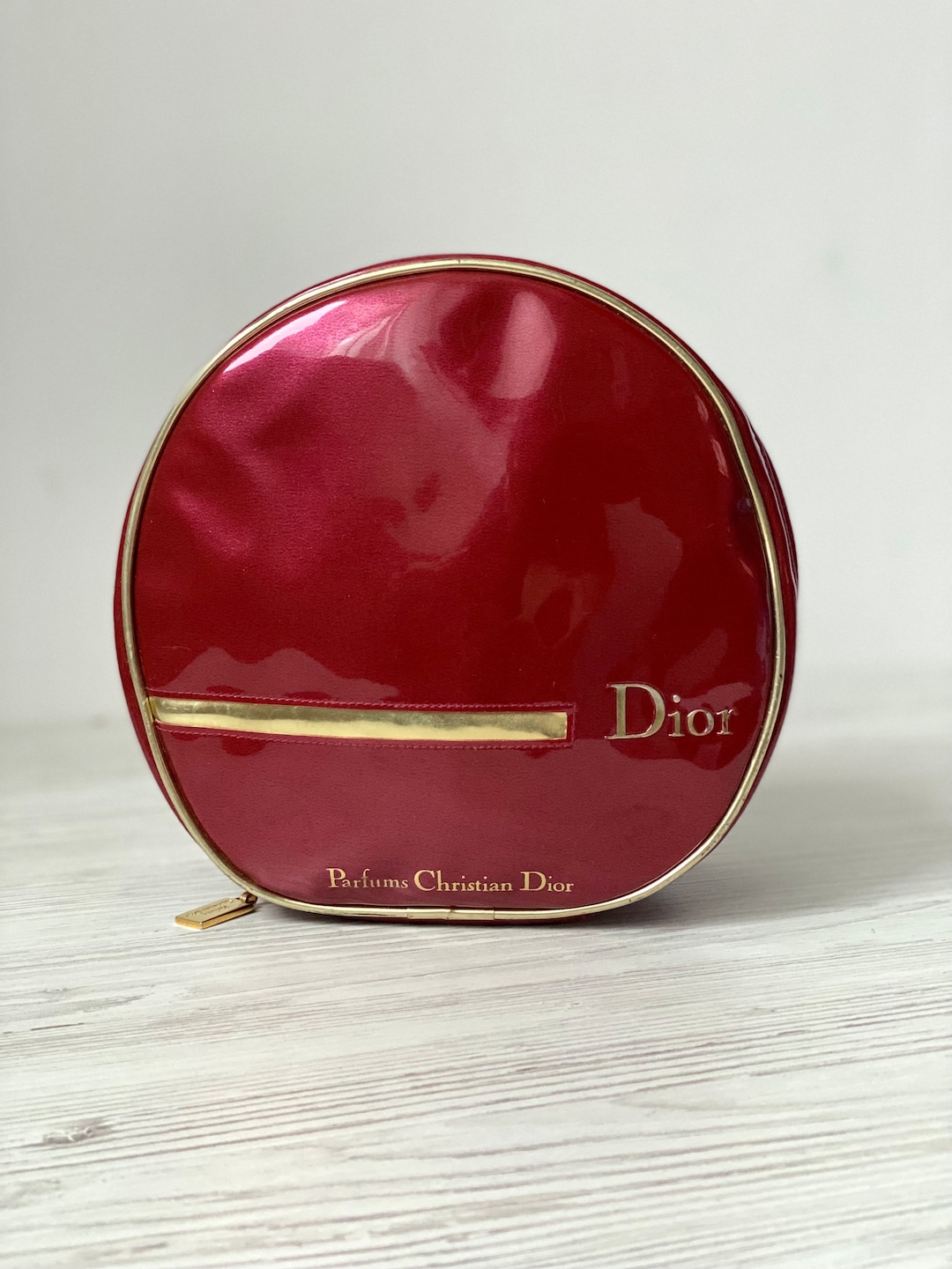 Christian DIOR Parfums Cosmetic Toilet Bag F096175300 Vintage France ...