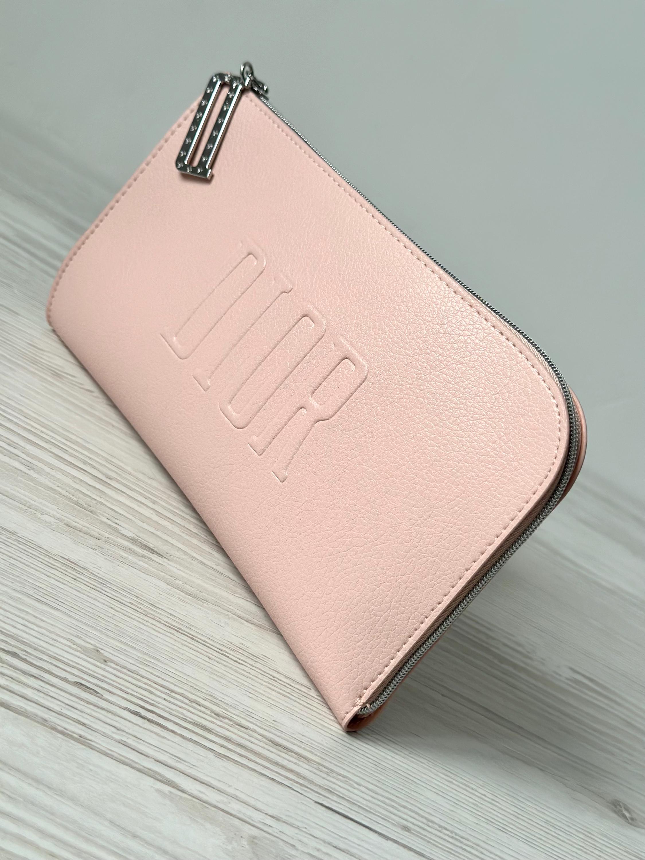 DIOR BEAUTE Cosmetic Toilet Pouch Small Mini Bag 3D Logo France ...