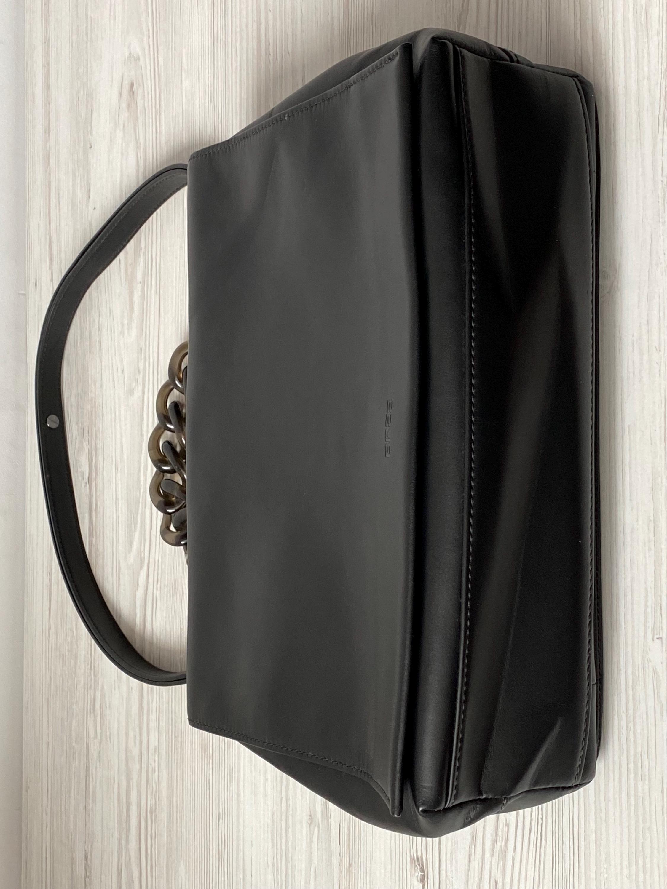 BREE Woman Bag Soft Genuine Leather Handbag Shoulder Crossbody Black ...