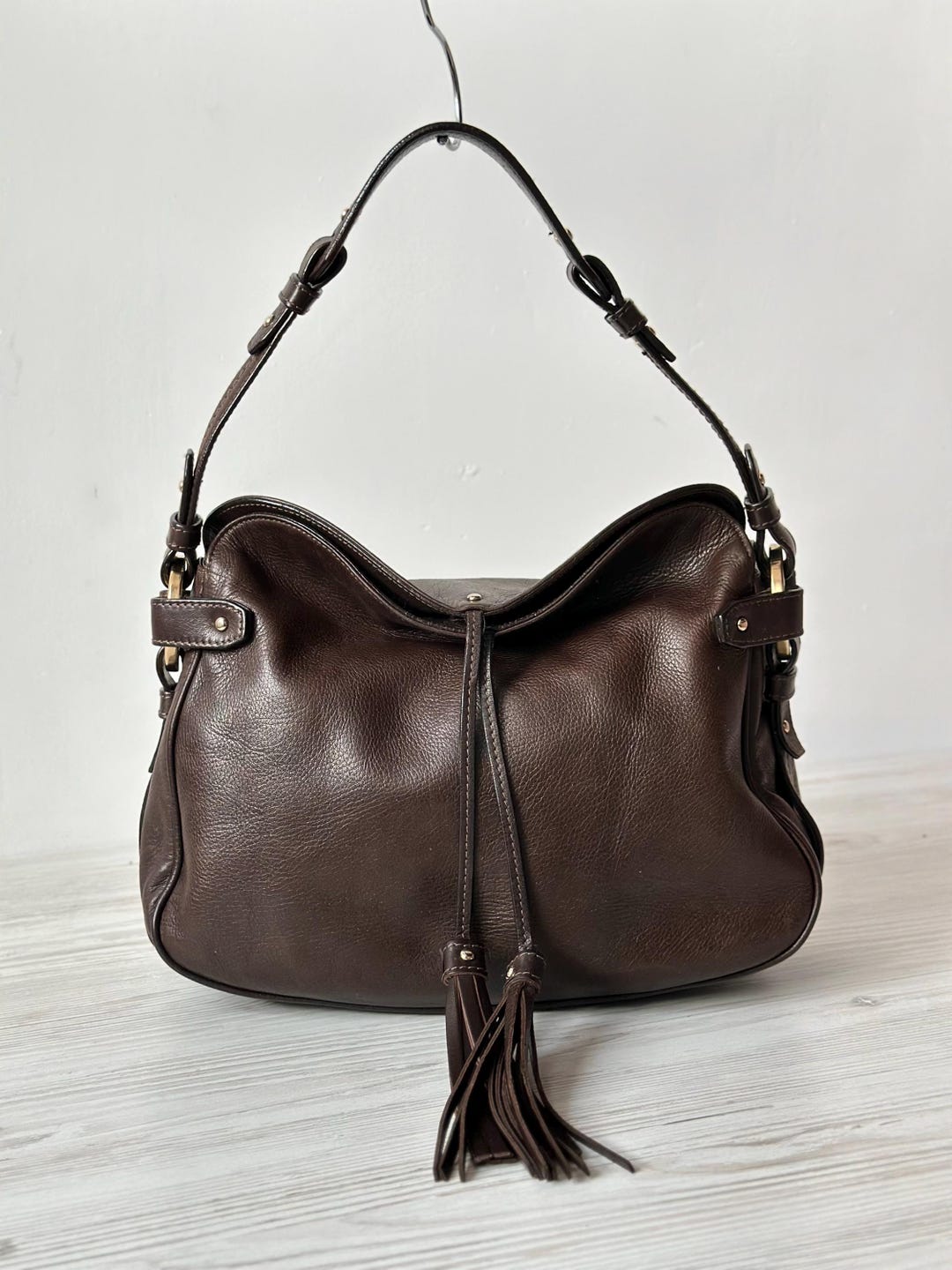 BALLY of Switzerland 1851 Hobo Shoulder Woman Bag Soft Genuine Leather ...