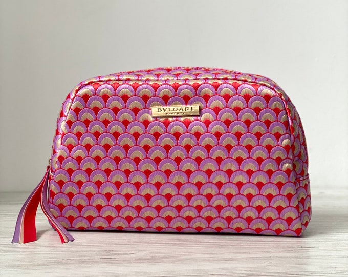 BVLGARI Parfums Cosmetic Toilet Pouch Travel Bag BULGARI Makeup - Etsy