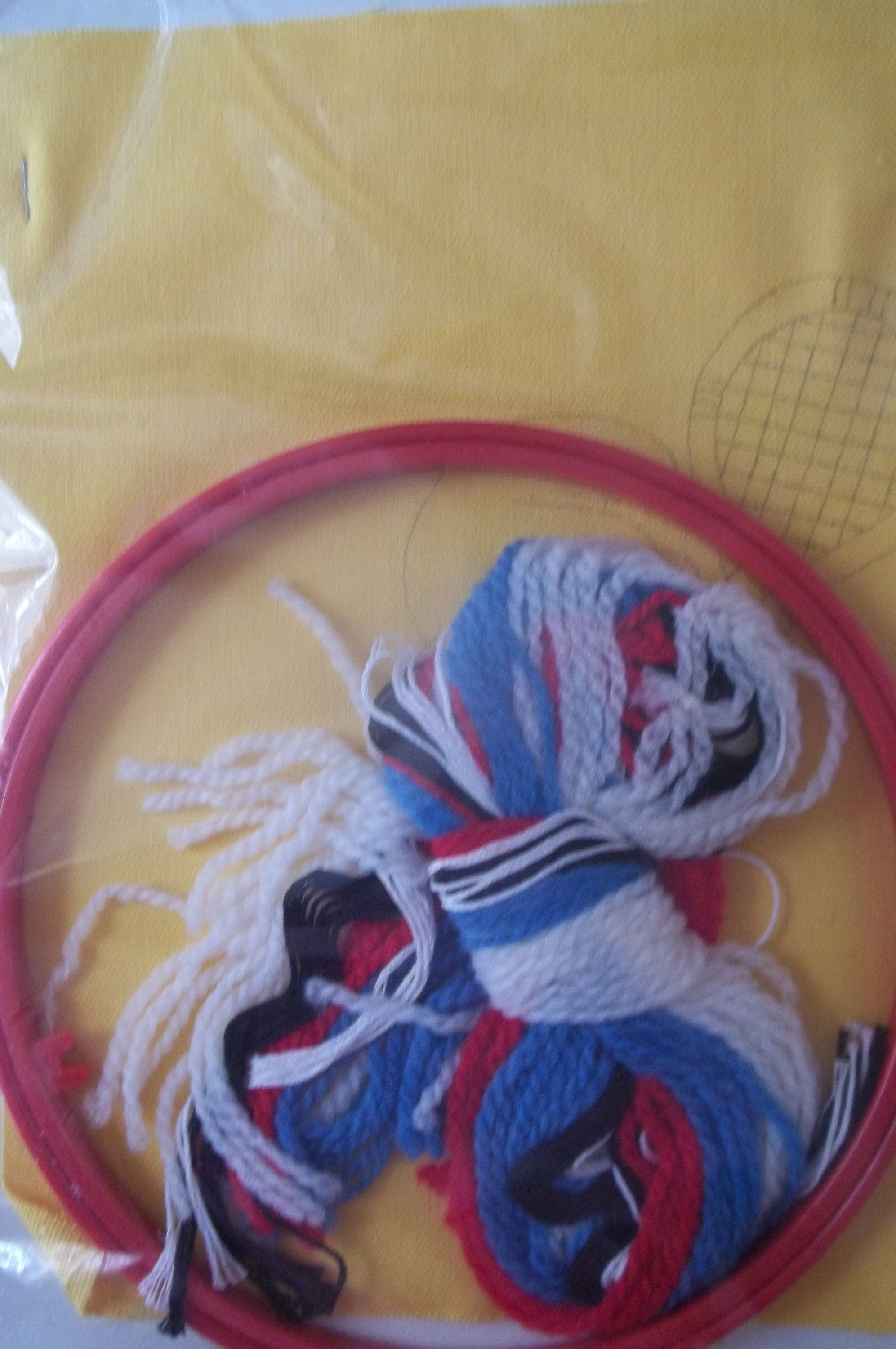 Smurf 7" Hoop Crewel Embroidery Picture Kit - Etsy