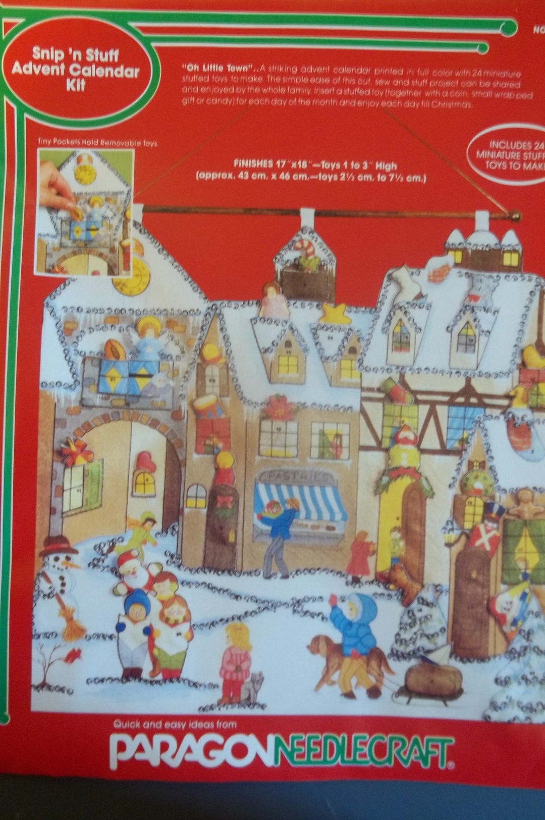 Christmas Snip 'n Stuff Advent Calendar Kit - Etsy