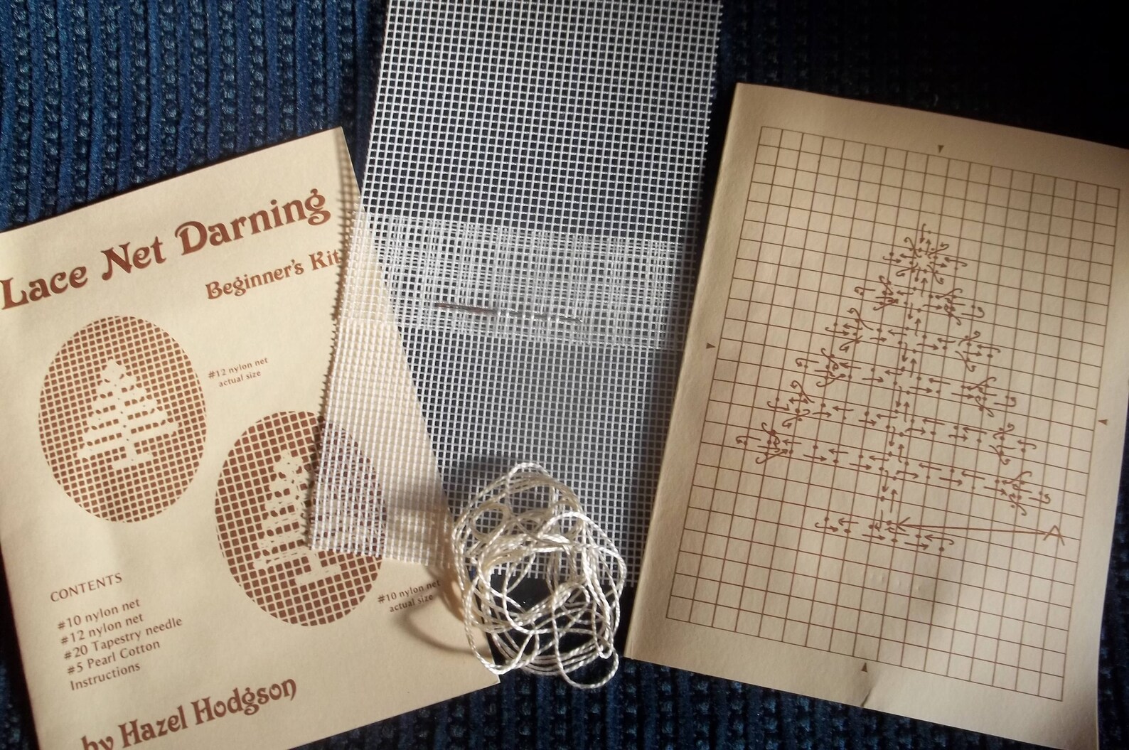Lace Net Darning Beginner's Kits 2 Kits | Etsy