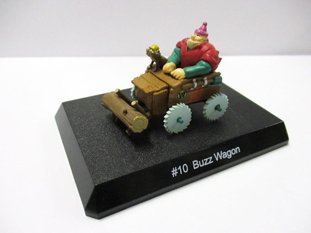 Buzz Wagon Wacky Races #10 Konami Capsule Toy - Hanna Barbera Sealed ...