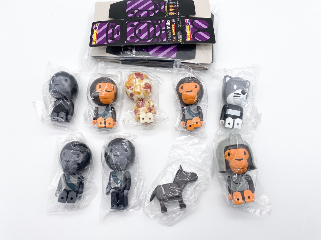 Baby Milo Series 005 Medicom X Bape Play – Full Set of 9 Sealed Figures ...