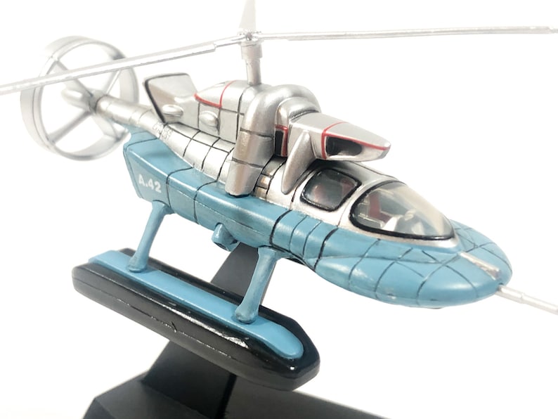 Captain Scarlet Spectrum Helicopter KONAMI Gerry Anderson SF - Etsy