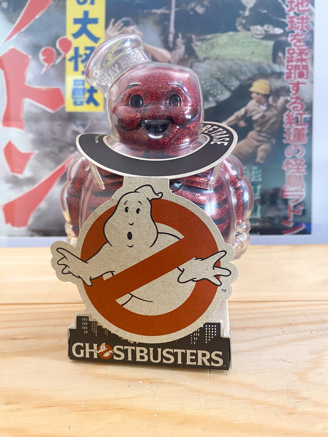 Secret Base X Ghostbusters Stay Puft Red Glitter - Etsy