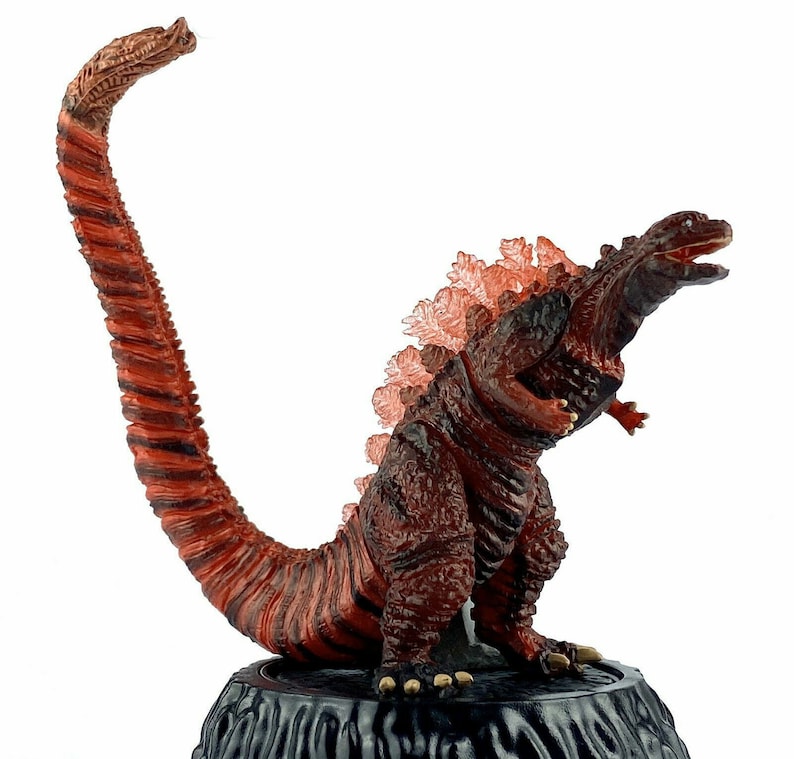 Godzilla 03 Mini Diorama -bandai HG Series Full Set of 4 Figures - Etsy