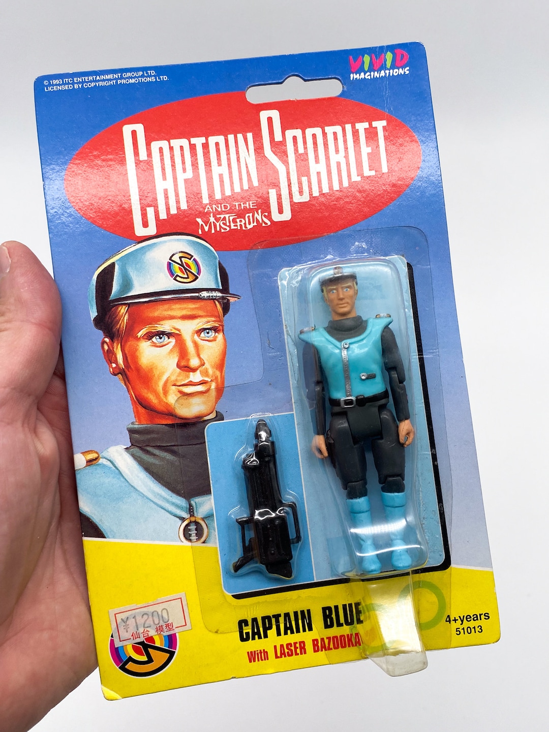 Captain Blue - Captain Scarlet Vivid Imaginations 1993 MOC - Etsy