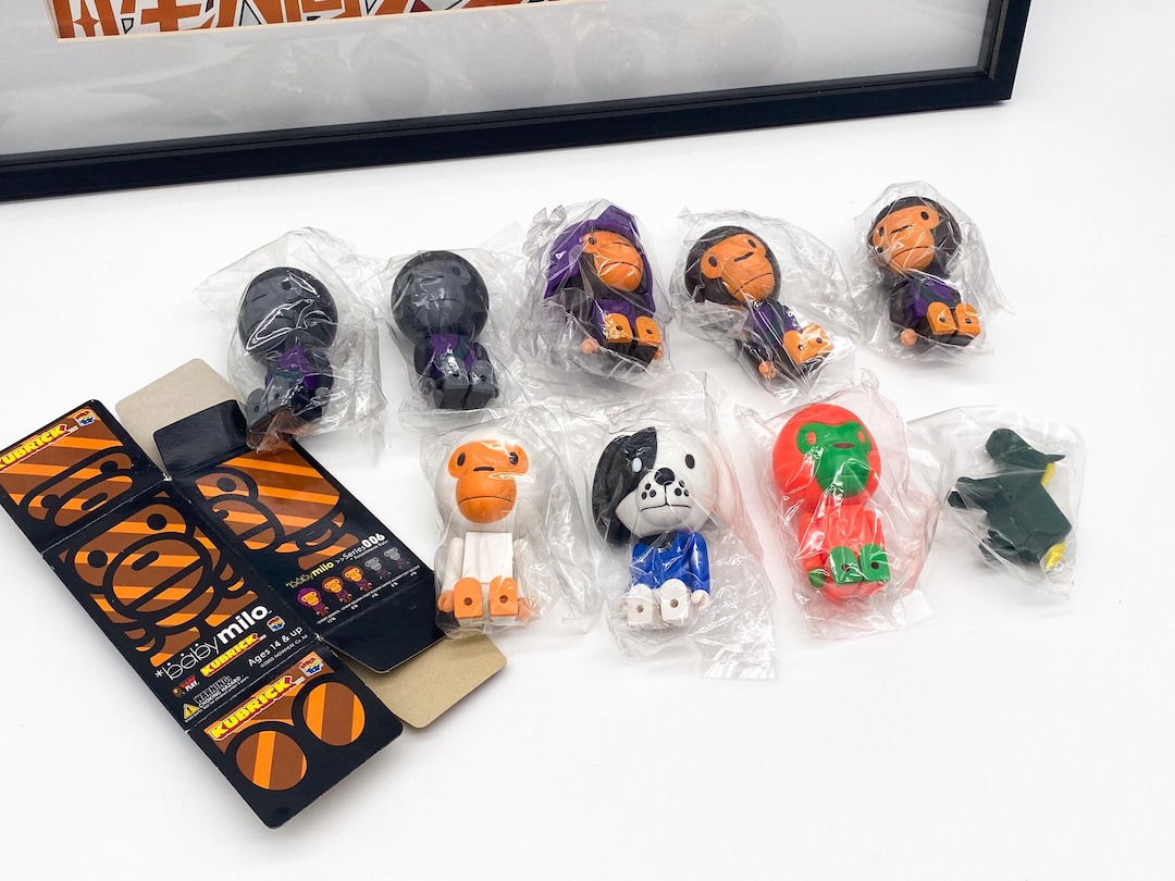 Baby Milo Series 006 Medicom X Bape Play – Full Set of 9 Sealed Figures ...