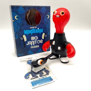 BIG JANITOR Pete Fowler World of Monsterism Vinyl Figure - Etsy