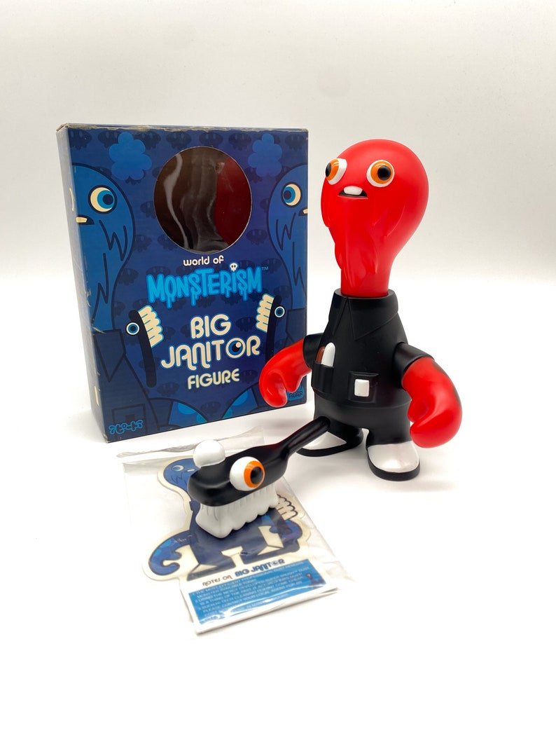 BIG JANITOR Pete Fowler World of Monsterism Vinyl Figure - Etsy