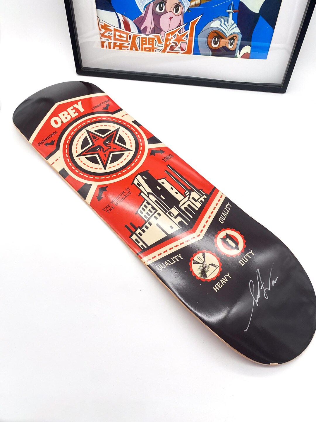 Shepard Fairey Obey Factory 2008 Signed Skateboard - Etsy