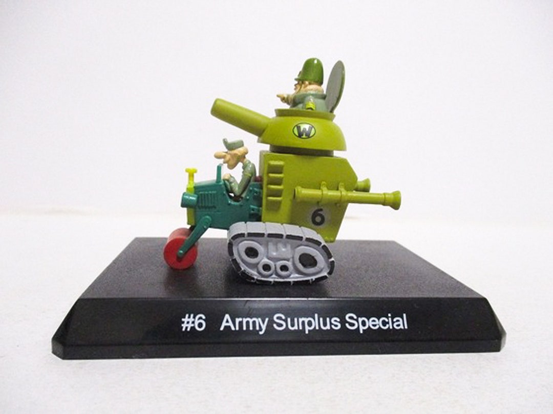 Army Surplus Special N#6 Wacky Races Konami Capsule Toy – Hanna Barbera ...