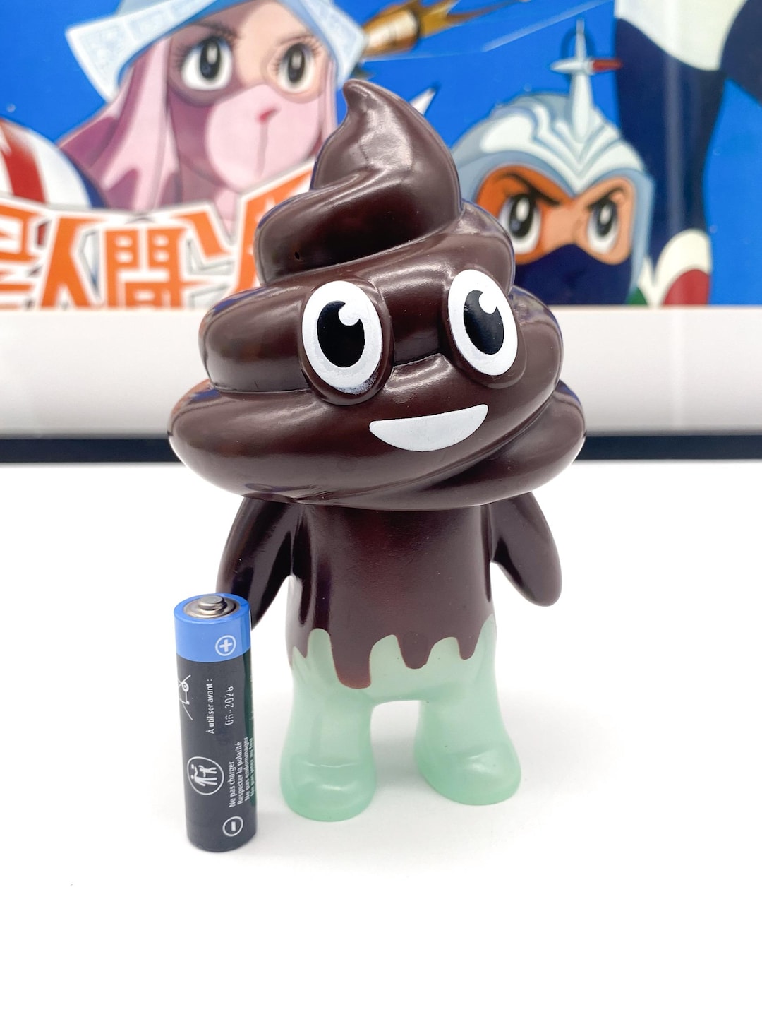 Unchi-kun Sofubi 6" Squeaky Doll | Poop Man Soft Vinyl - Etsy