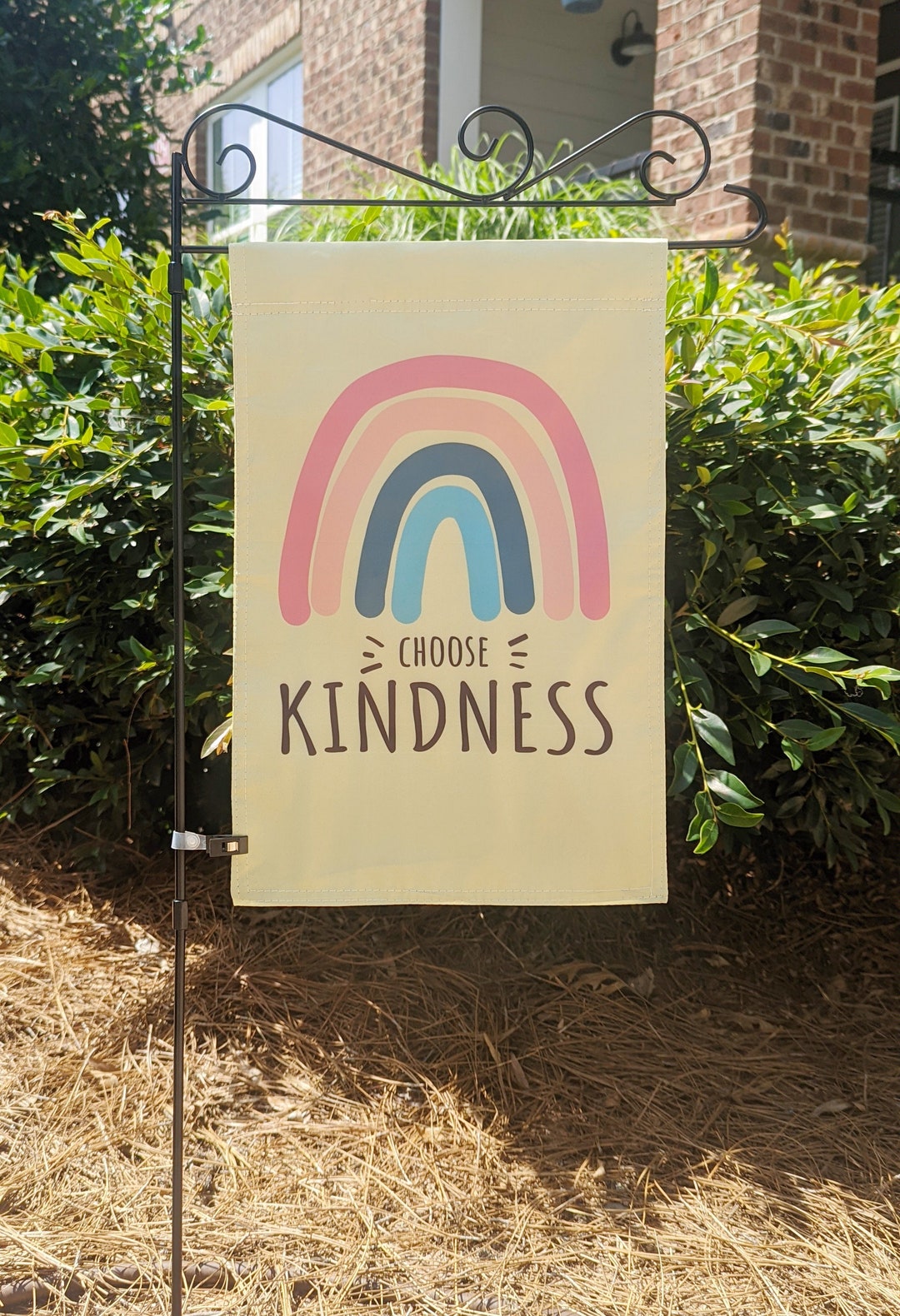Rainbow Flag Choose Kindness Yard Flag 12x18 Double Sided Flag for ...