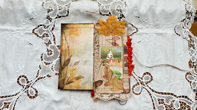 Autumn Leaves Junk Journal - Etsy