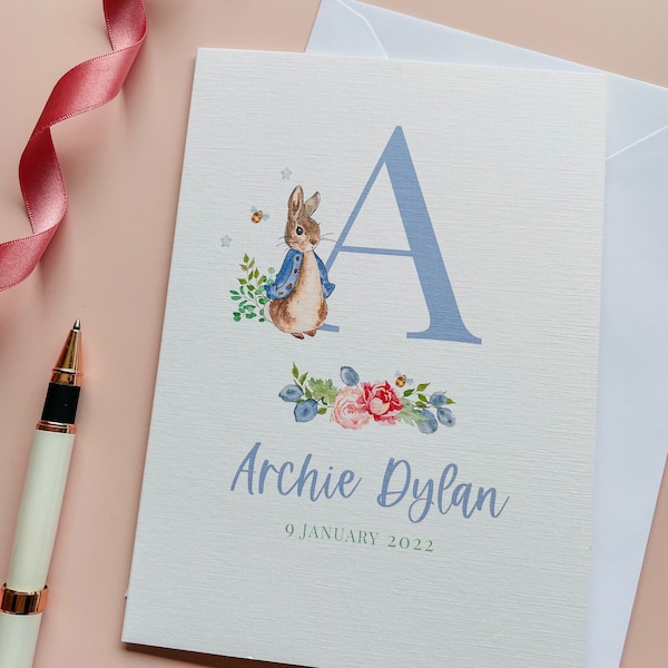 Peter Rabbit Card - Etsy UK