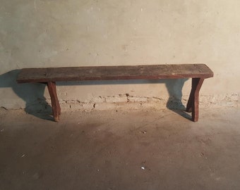 Primitive bench | Etsy