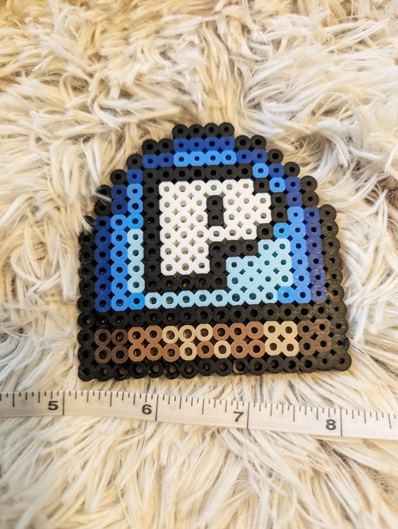 Mario Themed 3 Perler Charm - Etsy