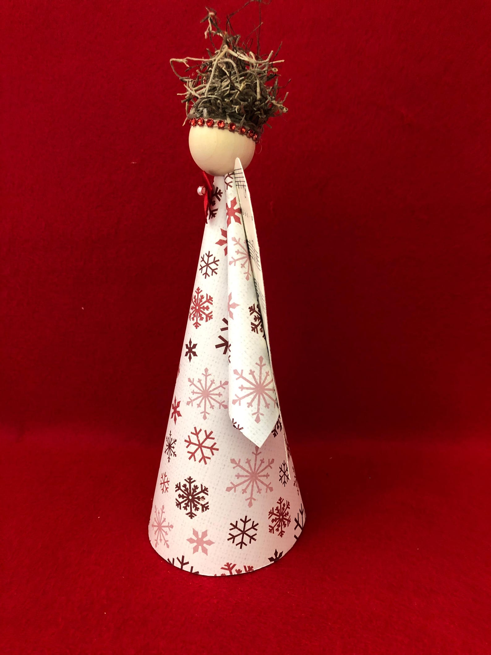 Hymnal Paper Angel – Handmade Christmas Tree Topper - Etsy