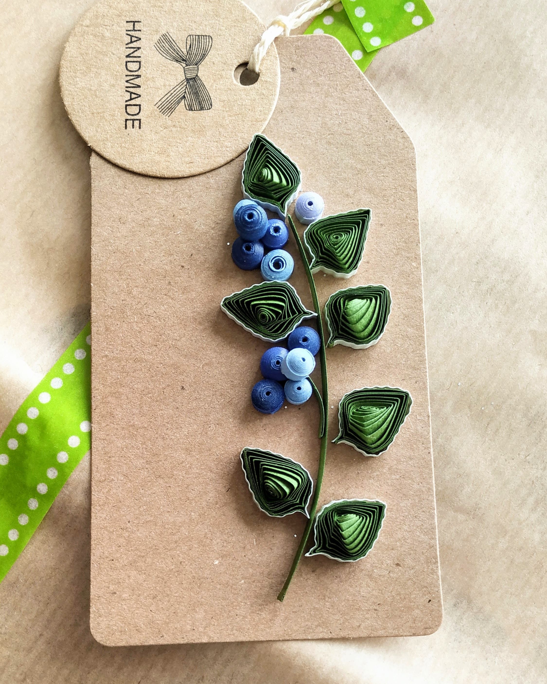 Handmade Blueberry Tags Tags for Presents Set of 5 Gift - Etsy UK