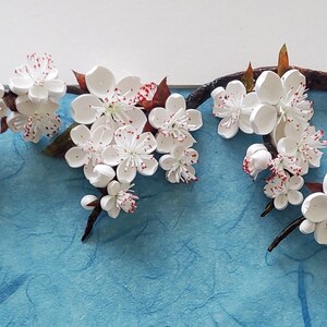 Sakura & Fuji Quilling Art: Handmade Japanese Paper Wall Decor - Etsy