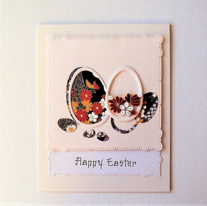 Easter Quilling Card, Easter Eggs, Paper Quilling, Easter Greetings ...