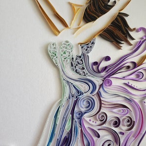 Ballerina Quilling Gift for Dancers and Dance Teachers, Ballet Dancer ...