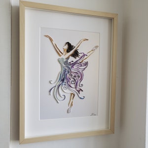 Ballerina Quilling Gift for Dancers and Dance Teachers, Ballet Dancer ...