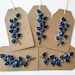 Handmade Blueberry Tags, Tags for Presents, Gift Wrapping Tags, Holiday ...