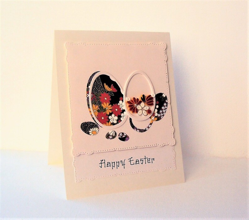 Easter Quilling Card, Easter Eggs, Paper Quilling, Easter Greetings ...