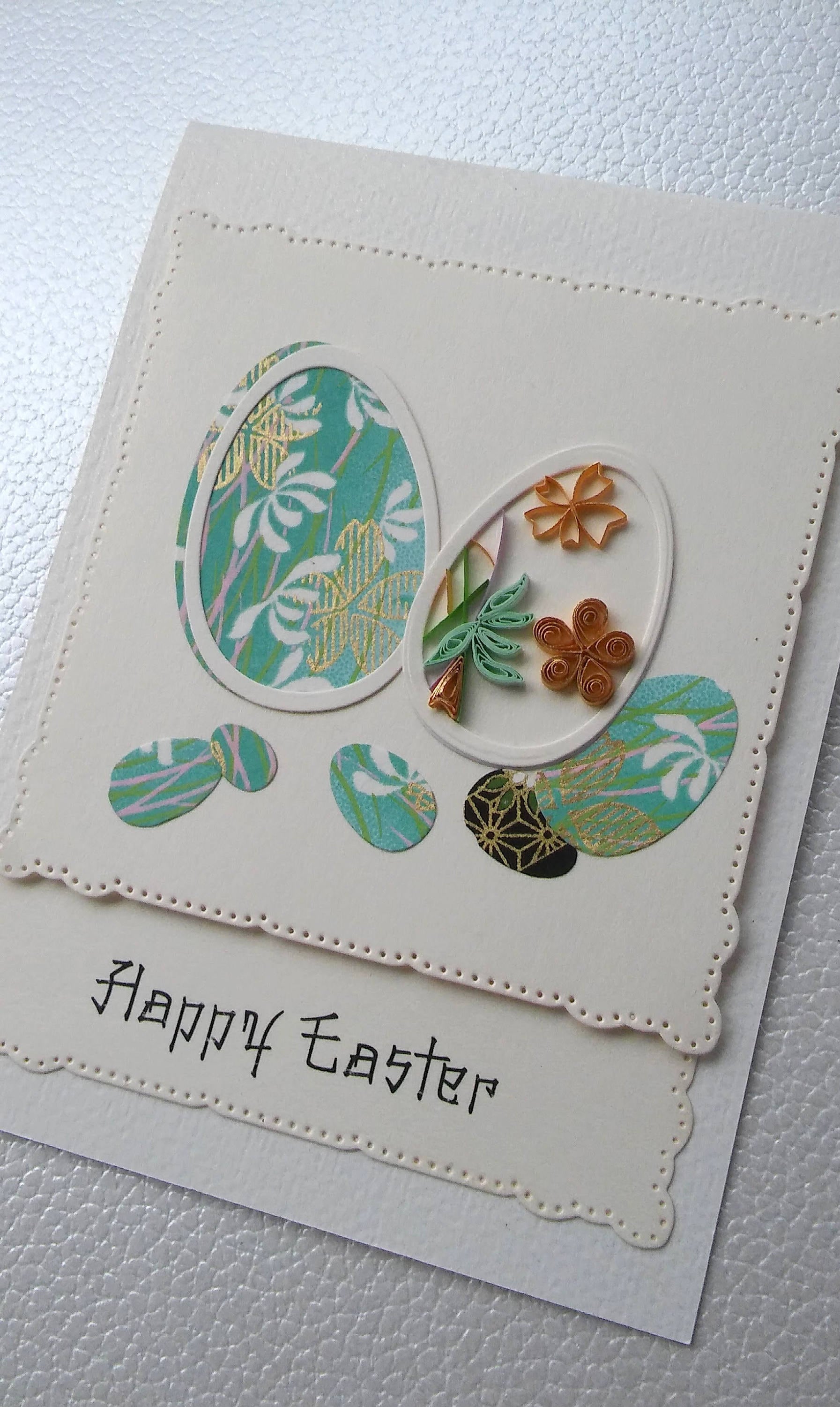 Easter Quilling Card Easter Eggs Paper Quilling Easter - Etsy