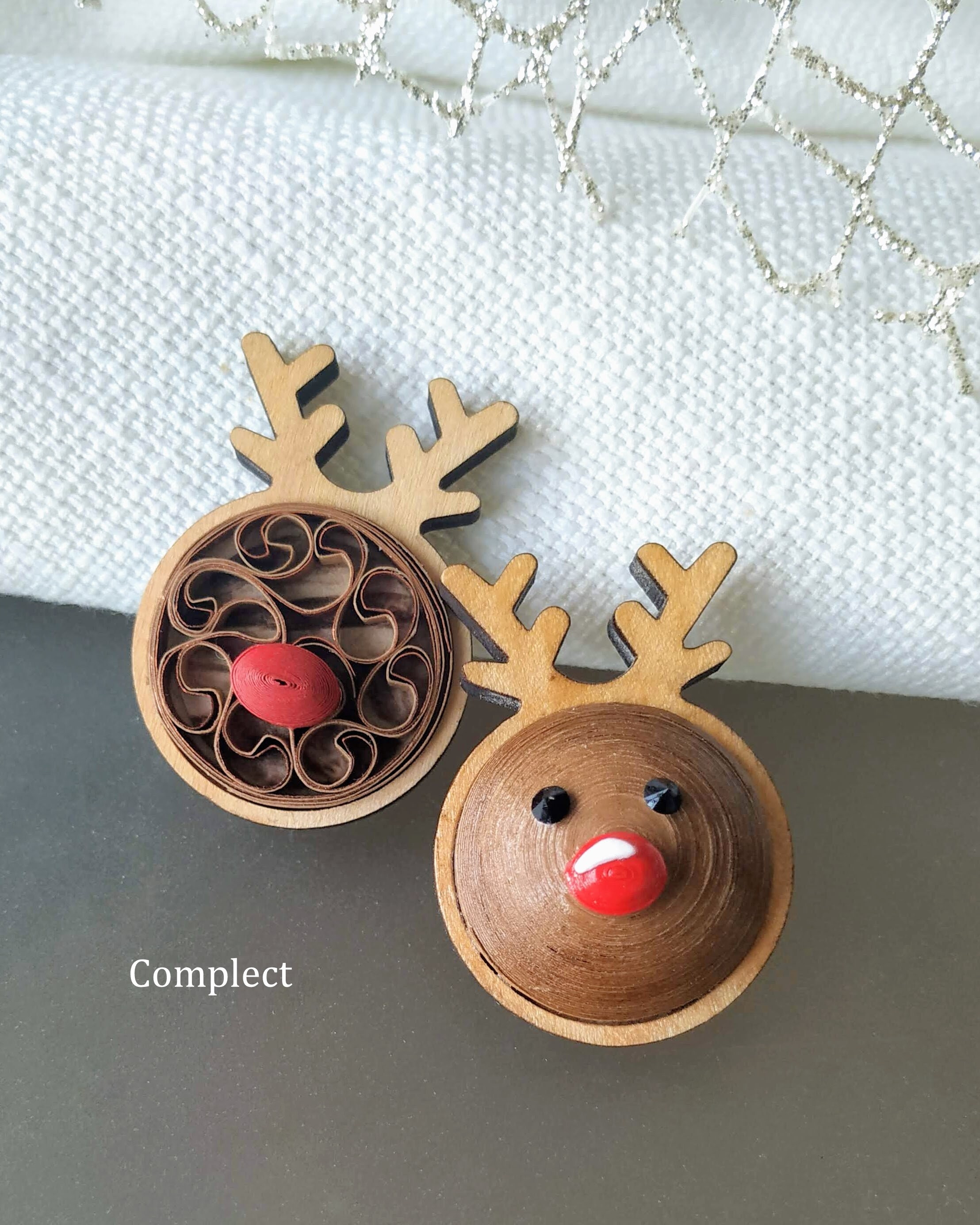 Christmas Reindeer Broach or Magnet Cute Rudolph the - Etsy