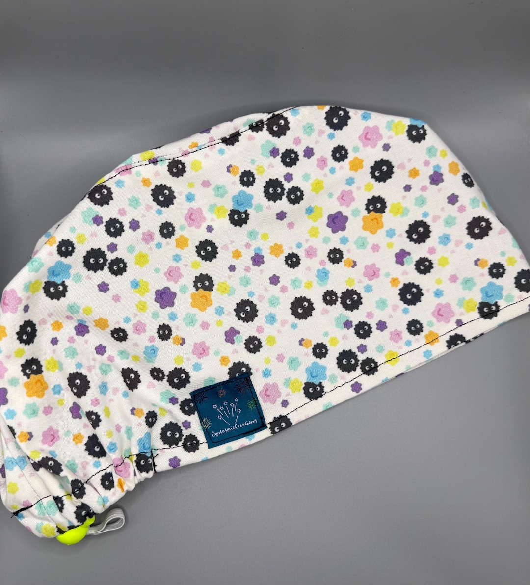 Sprites Scrub Cap: Handmade Euro Style, Adjustable Toggle - Etsy