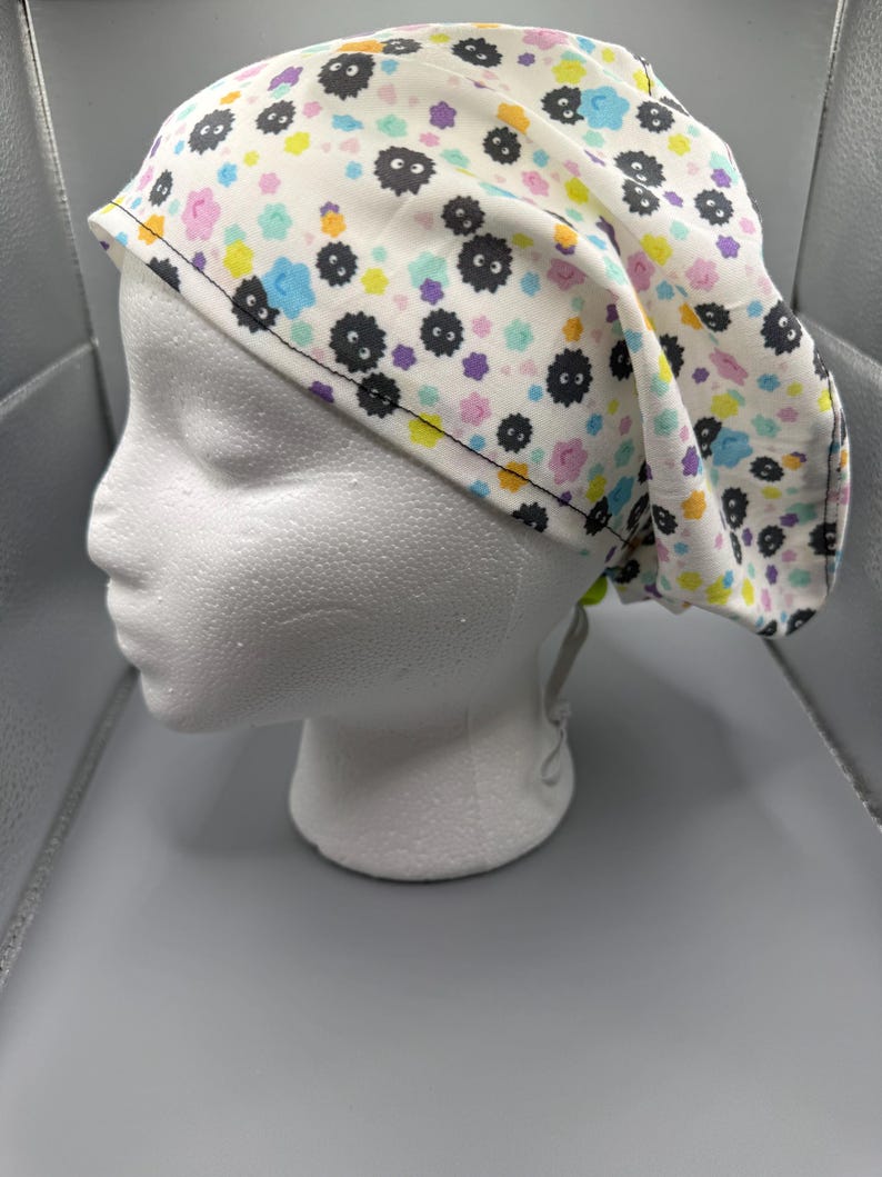 Sprites Scrub Cap: Handmade Euro Style, Adjustable Toggle - Etsy