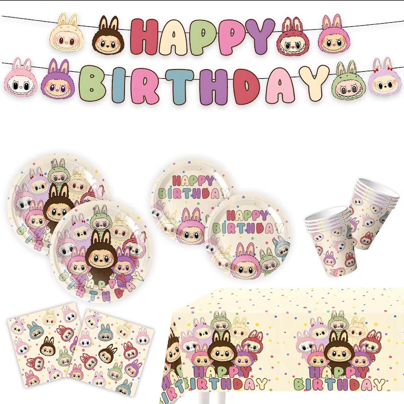 Labubu Party Decorations - Etsy