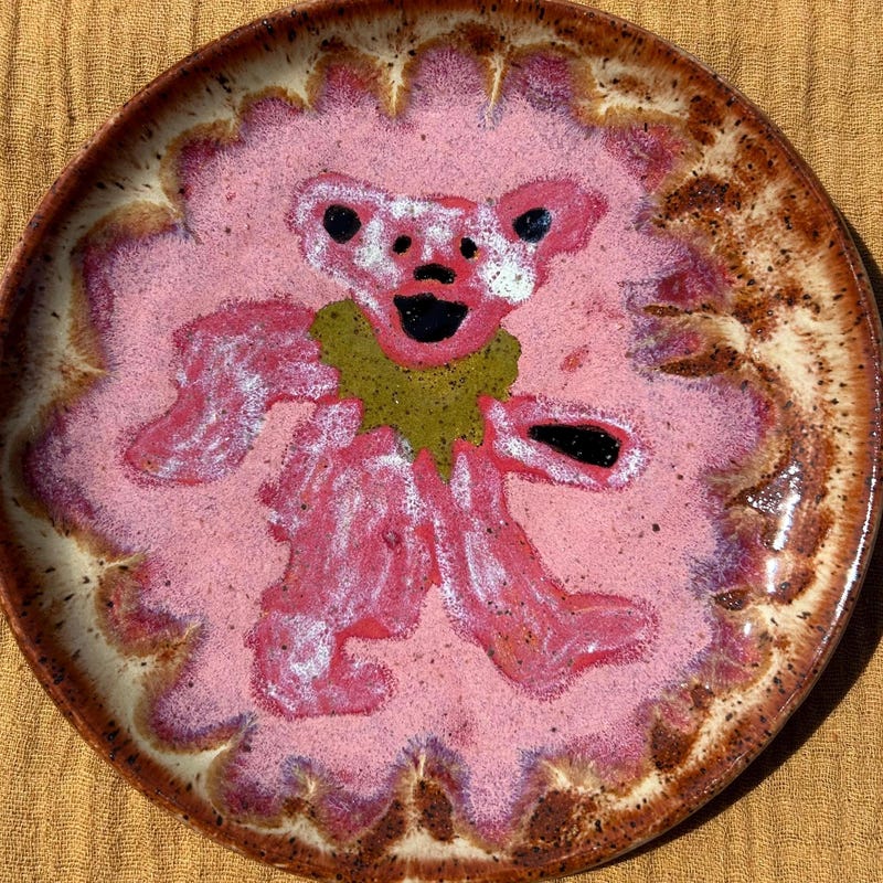 Folk Art Plate - Etsy