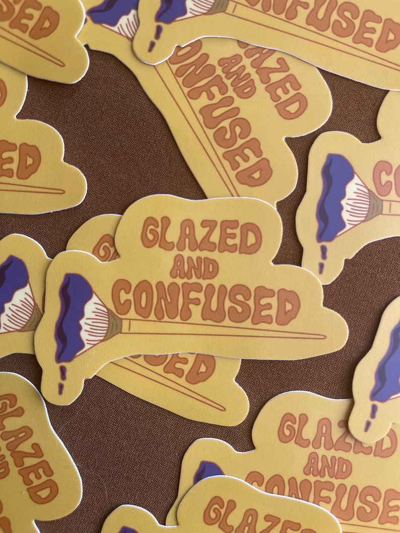 Glazed & Confused Matte Sticker Sunny Daze Pottery - Etsy