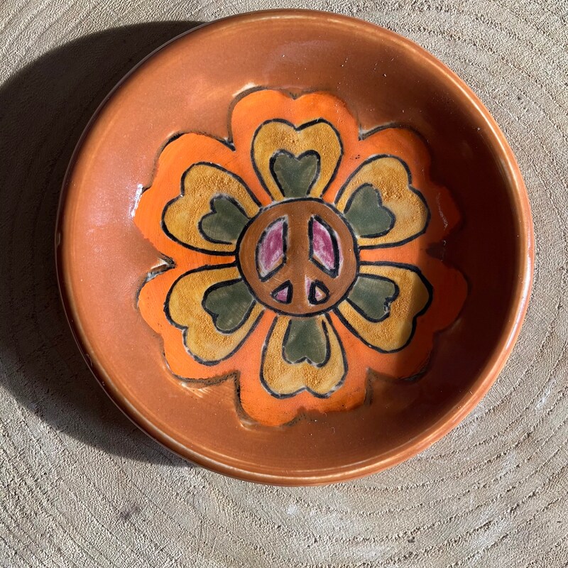 Pottery Peace Sign - Etsy