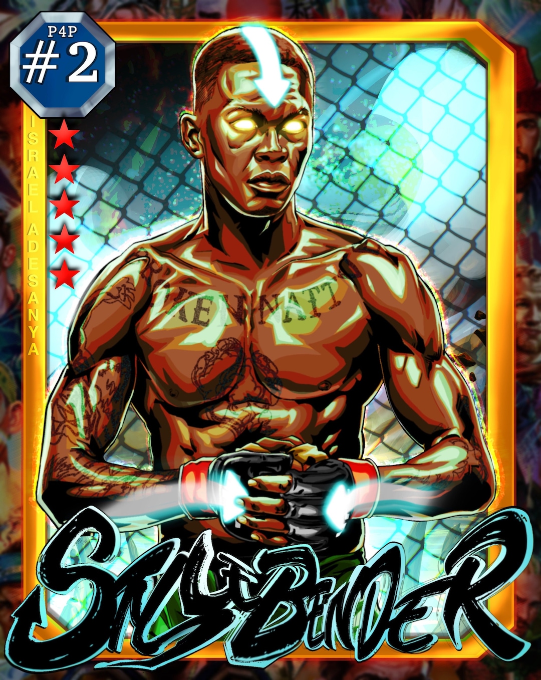 The Stylebender Israel Adesanya Mma UFC , Hi-res, Downloadable, Png ...