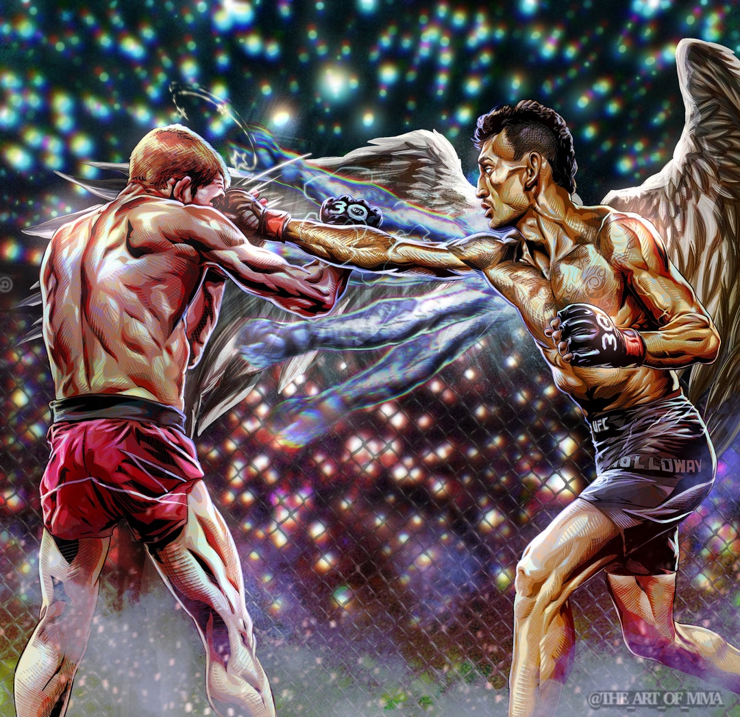 Max Blessed Holloway - UFC Art - Mixed Martial Art - UFC Poster - the ...